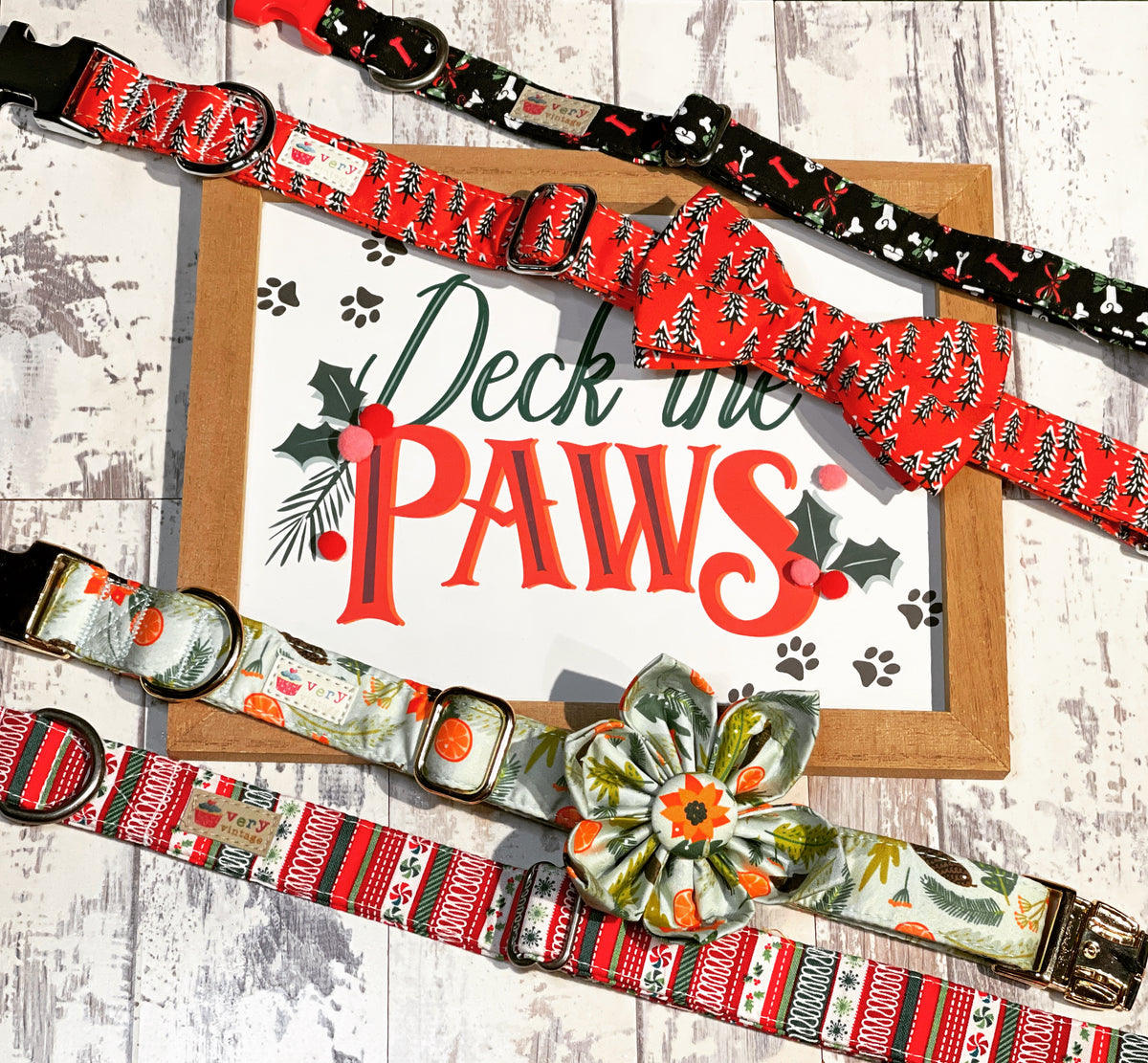 Holiday Dog Collars – Festive, Handmade & Eco-Friendly – veryvintagepets